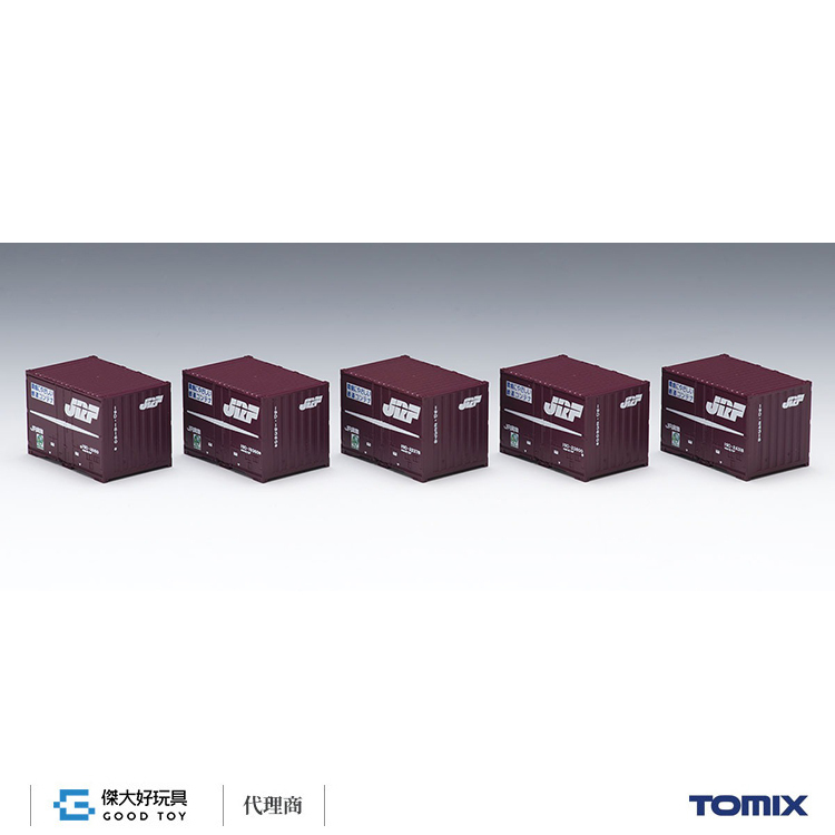 TOMIX 3303 貨櫃 JR 19D形 (紅色 JRF標誌 5入)