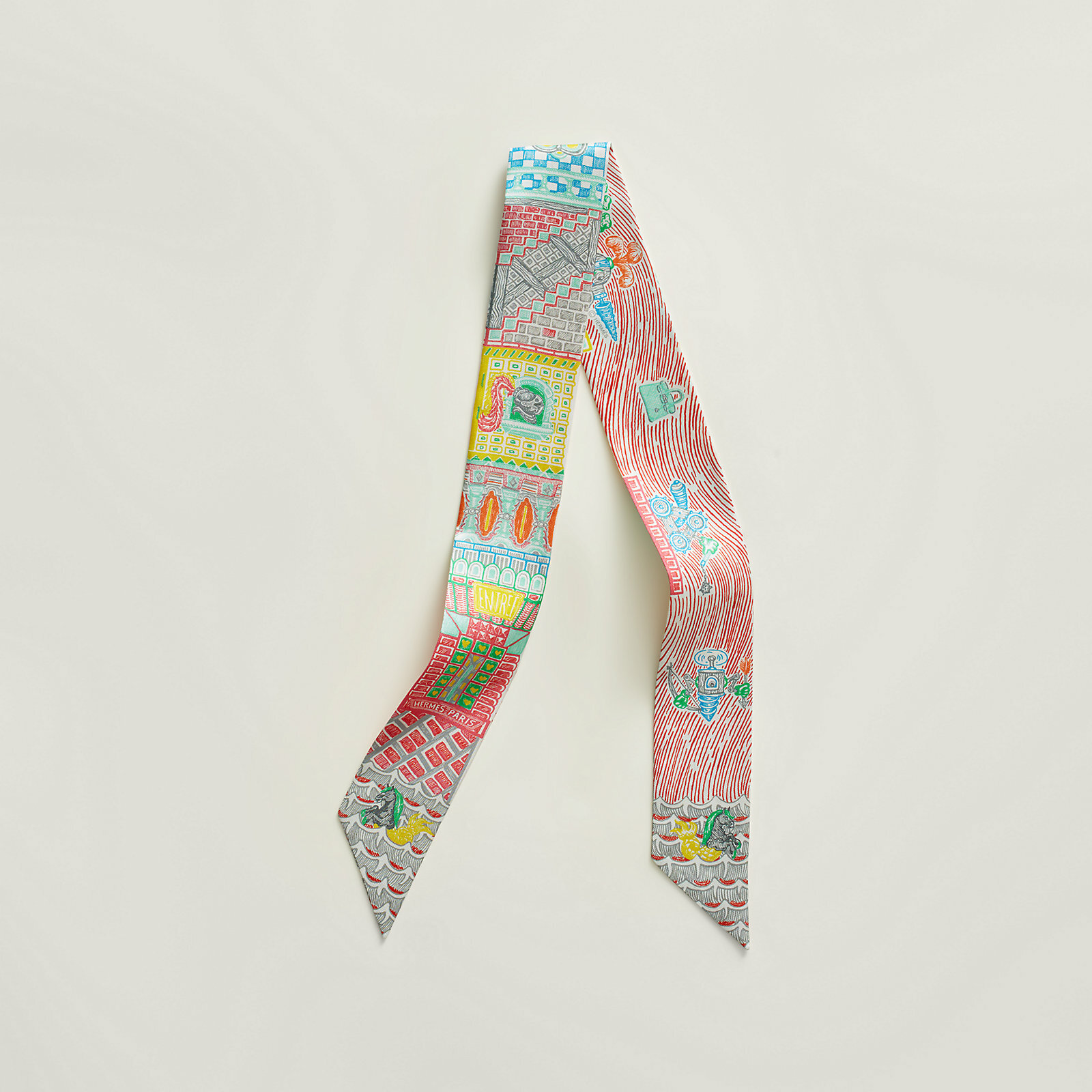 【NEW】HERMES SUPER SILK QUEST TWILLY VV2341