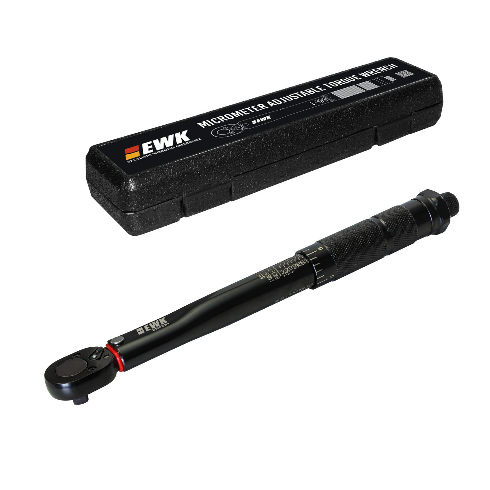 1/4" Drive Click Torque Wrench 10-150 in-lbs｜EWK