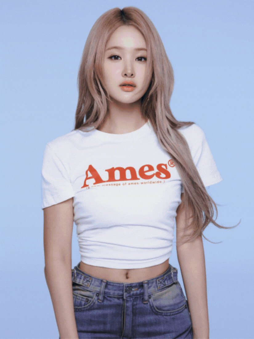 [Ames Worldwide] BASIC LOGO TEE - 3 color