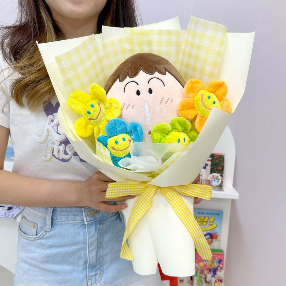CRAYON SHIN-CHAN Boochan Flower Doll Bouquet 鼻涕阿呆公仔花束