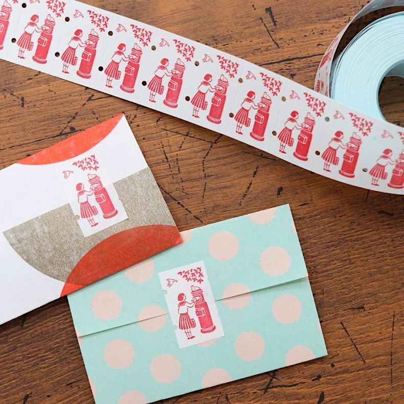 36 Sublo x 羅久井ハナ貼紙－郵箱與女子 | **80張分裝**