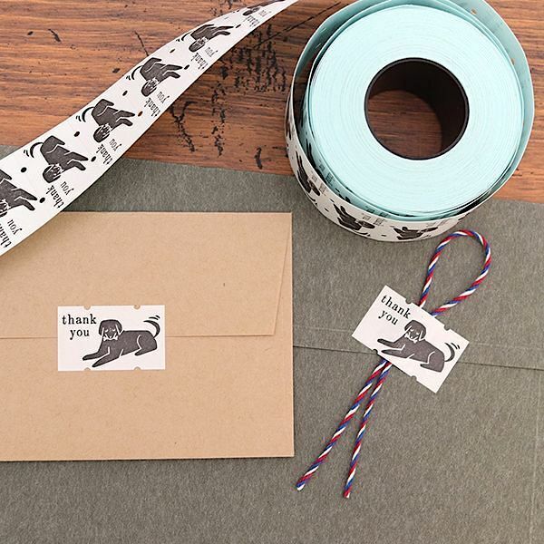 36 Sublo貼紙－Thank You犬 | **80張分裝**