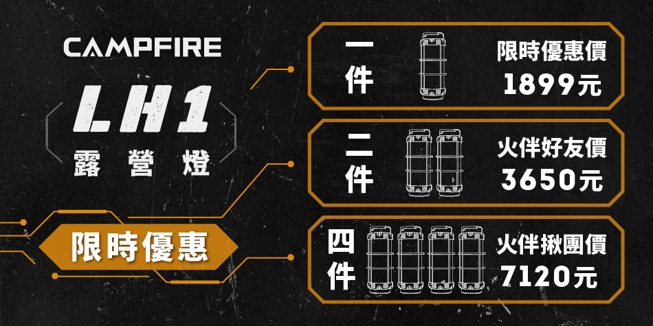 CAMPFIRE LH1露營燈