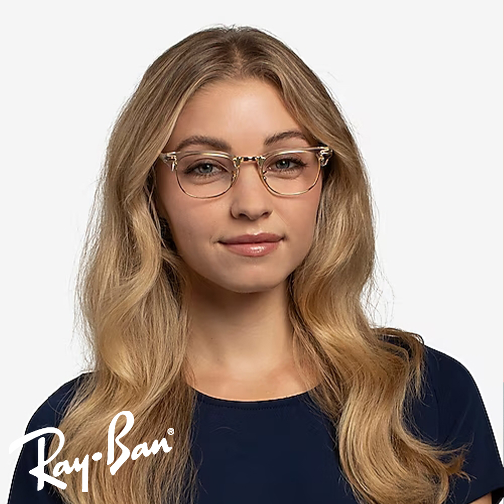 【RayBan】RB5154 5762-53mm 眉框光學眼鏡 #Clubmaster系列