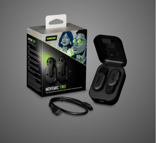 SHURE MOVEMIC TWO Two Channel Wireless Lavalier Microp