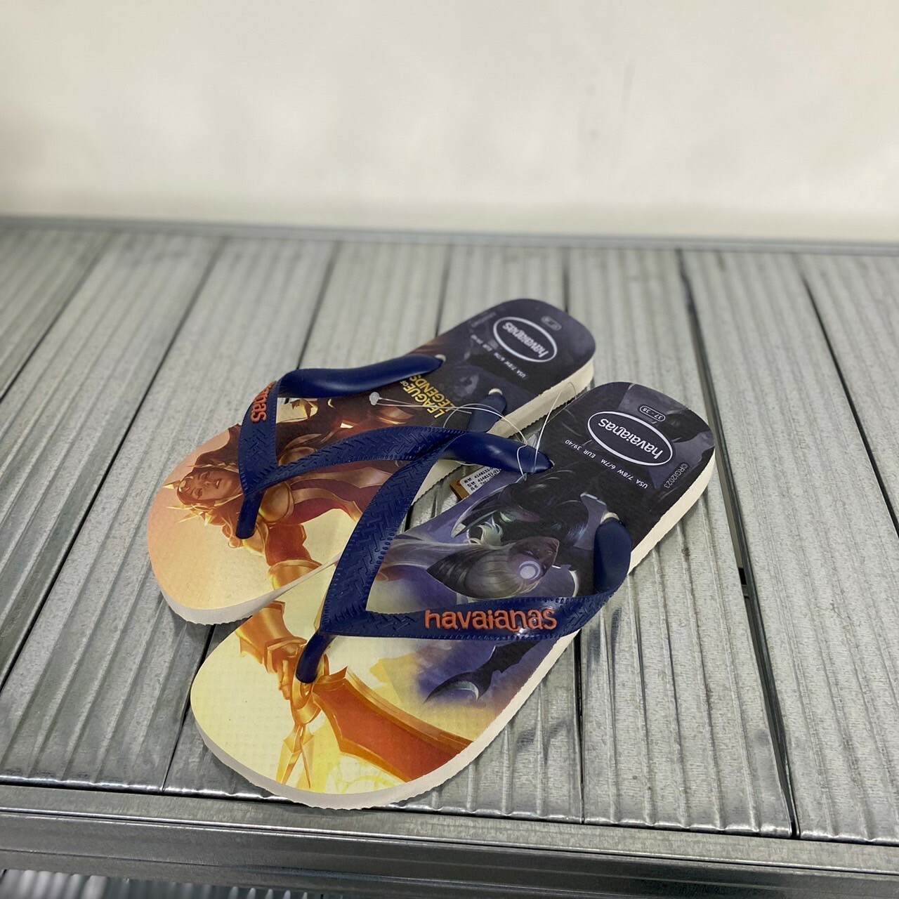 Havaianas 哈瓦仕 拖鞋 男款 英雄聯盟 鬥士款 4148151-0121U