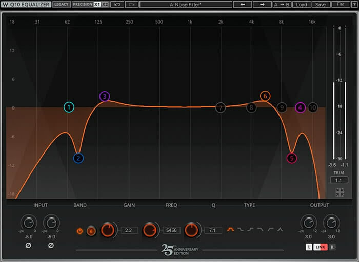 Waves Q10 Equalizer 效果器 Plugin (序號下載版)