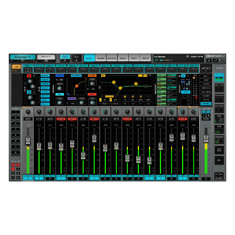 Waves eMotion LV1 Live Mixer 64 Stereo Channels 效果器