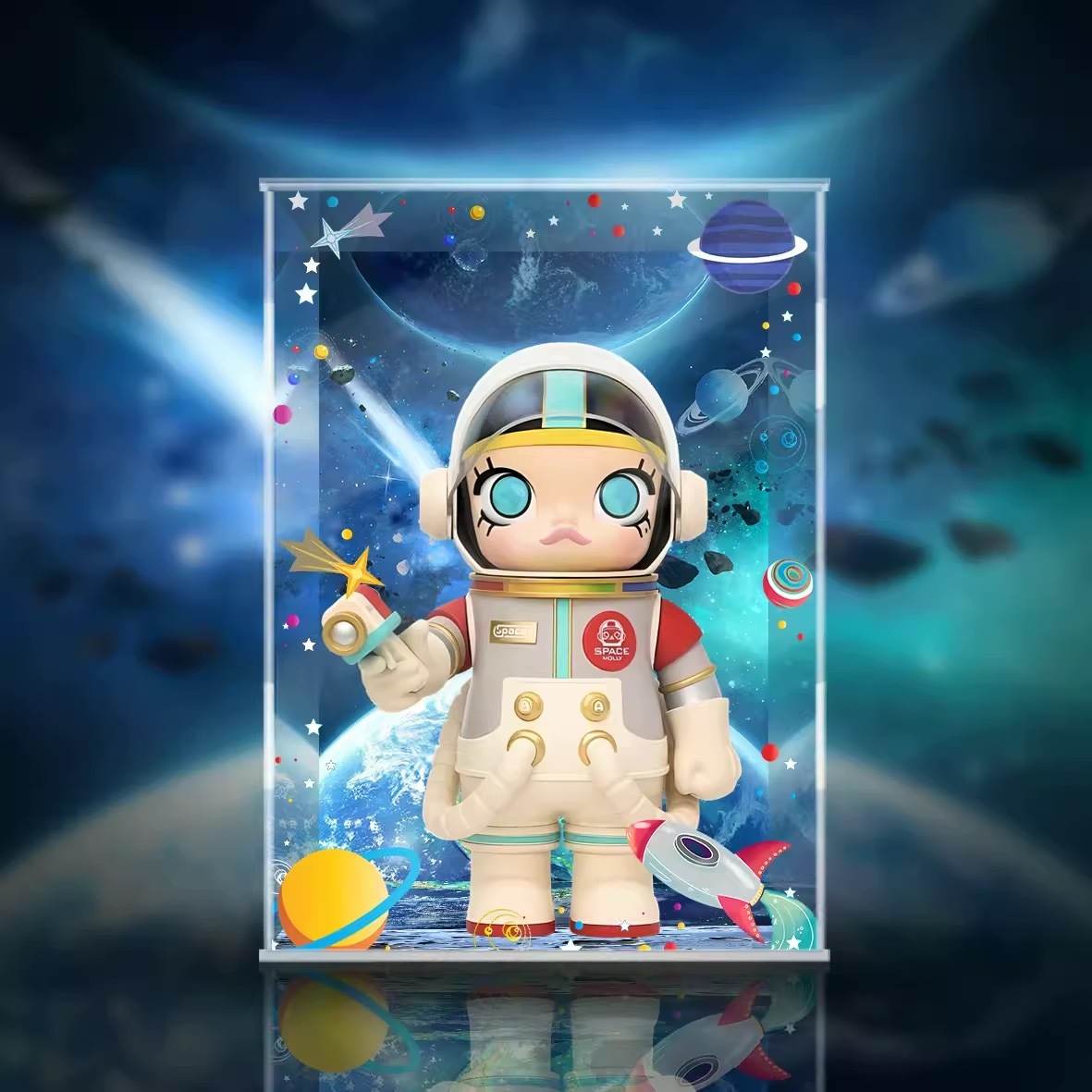 [AOWOBOX] MEGA SPACE MOLLY 400% Earth Daugther 展示盒