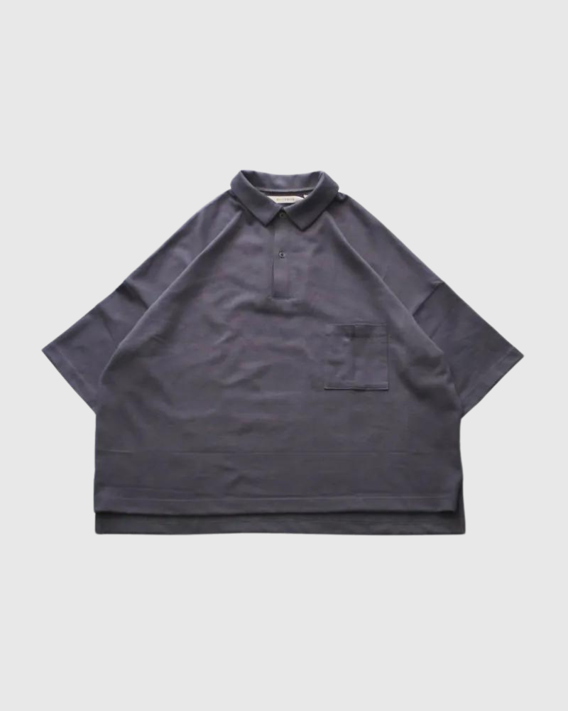 BASISBROEK - TIMBER- COTTON JERSEY POLO SHIRT / 2COLORS