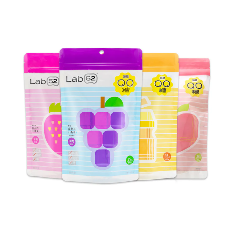 Lab 52 齒妍堂 無糖QQ糖35入/包 -多款可選｜俏媽咪親子生活館
