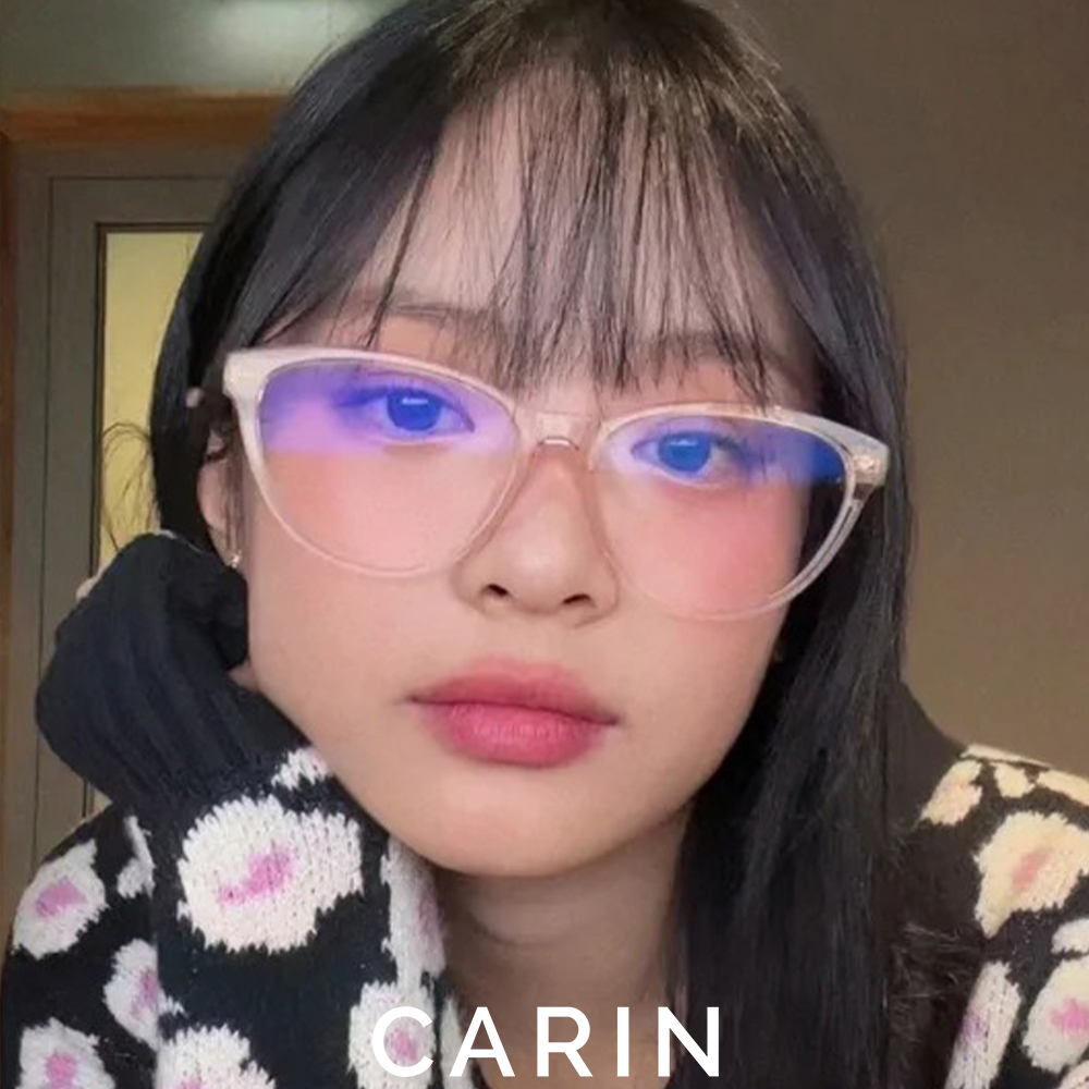 【CARIN】LUCY C3 貓眼膠框光學眼鏡 #NewJeans配戴款