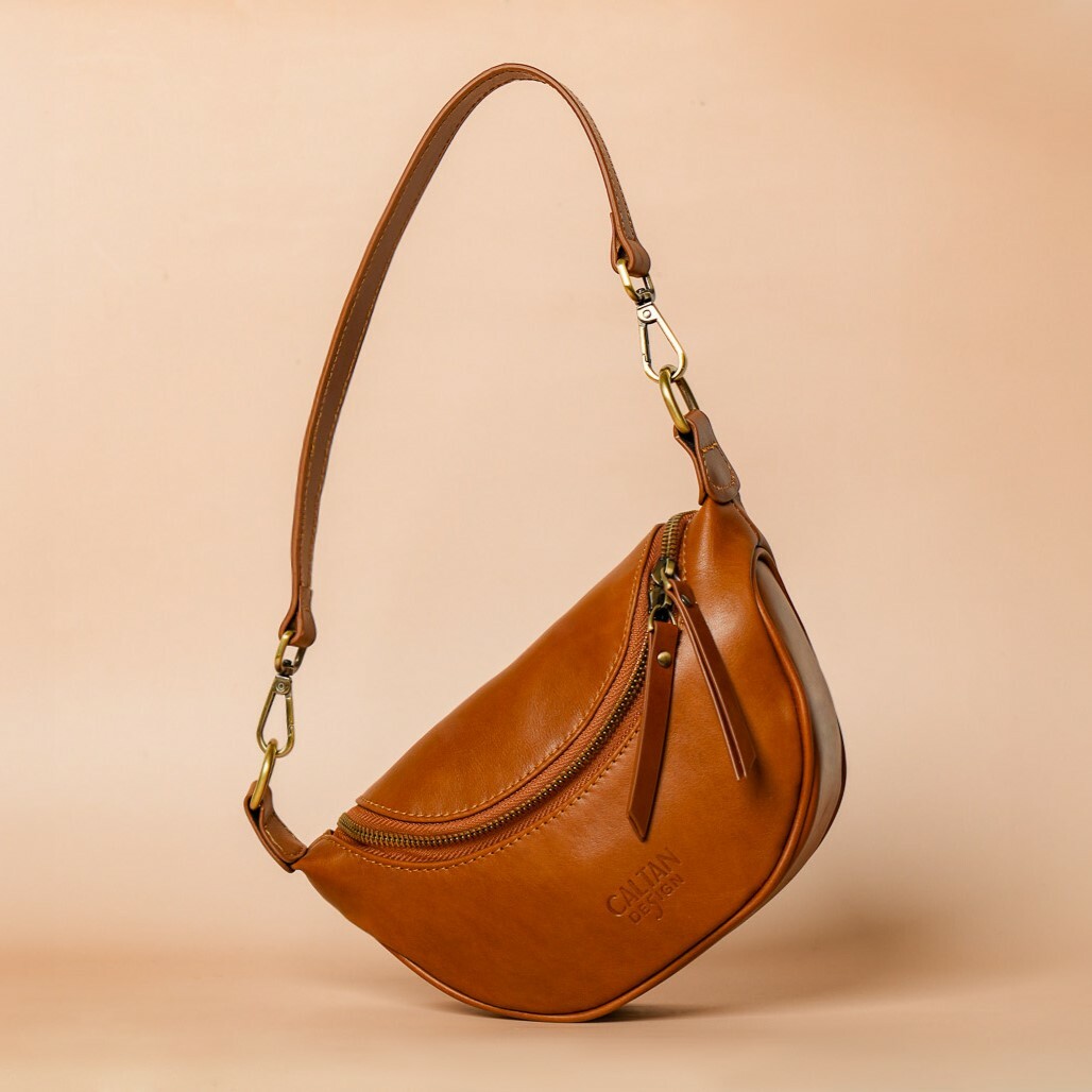牛皮/斜背包【CALTAN】真皮大開口腋下/側背兩用包 234040ht