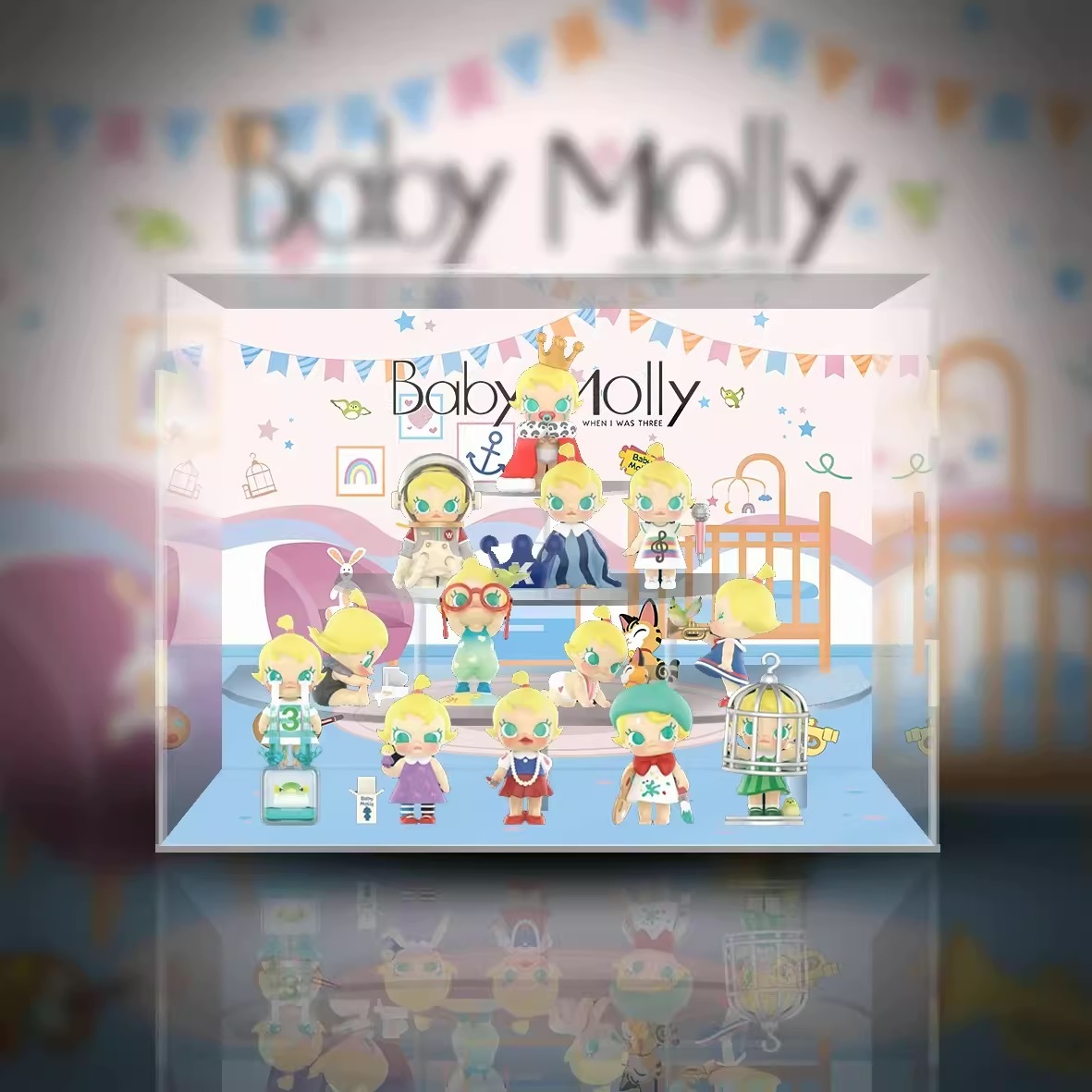 [AOWOBOX] Baby Molly 當我三歲時 系列 展示盒