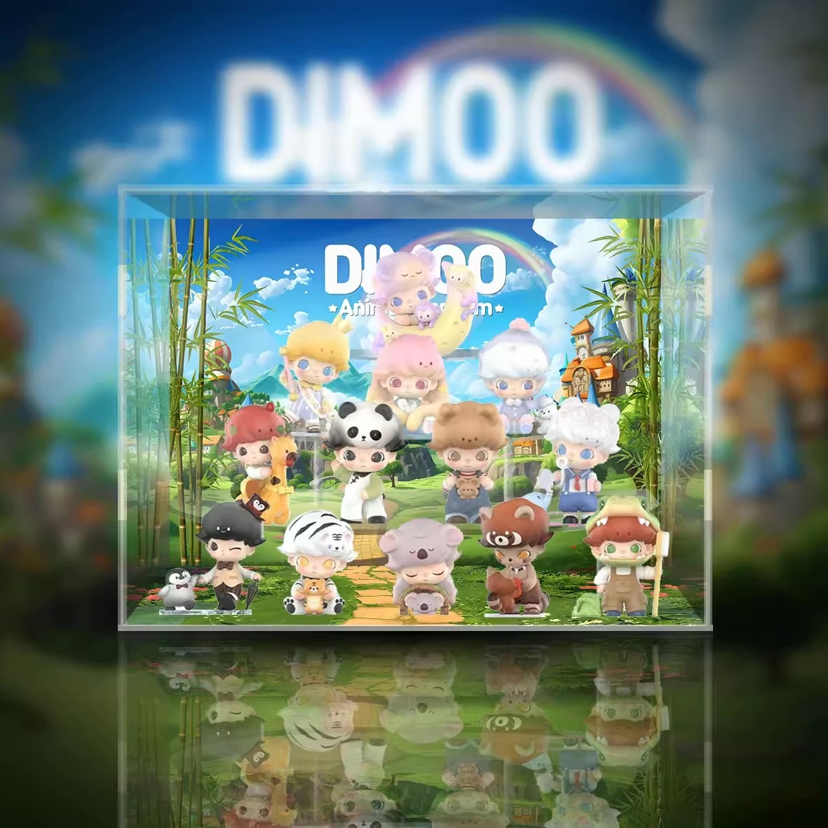 [AOWOBOX] DIMOO 動物王國 系列 展示盒
