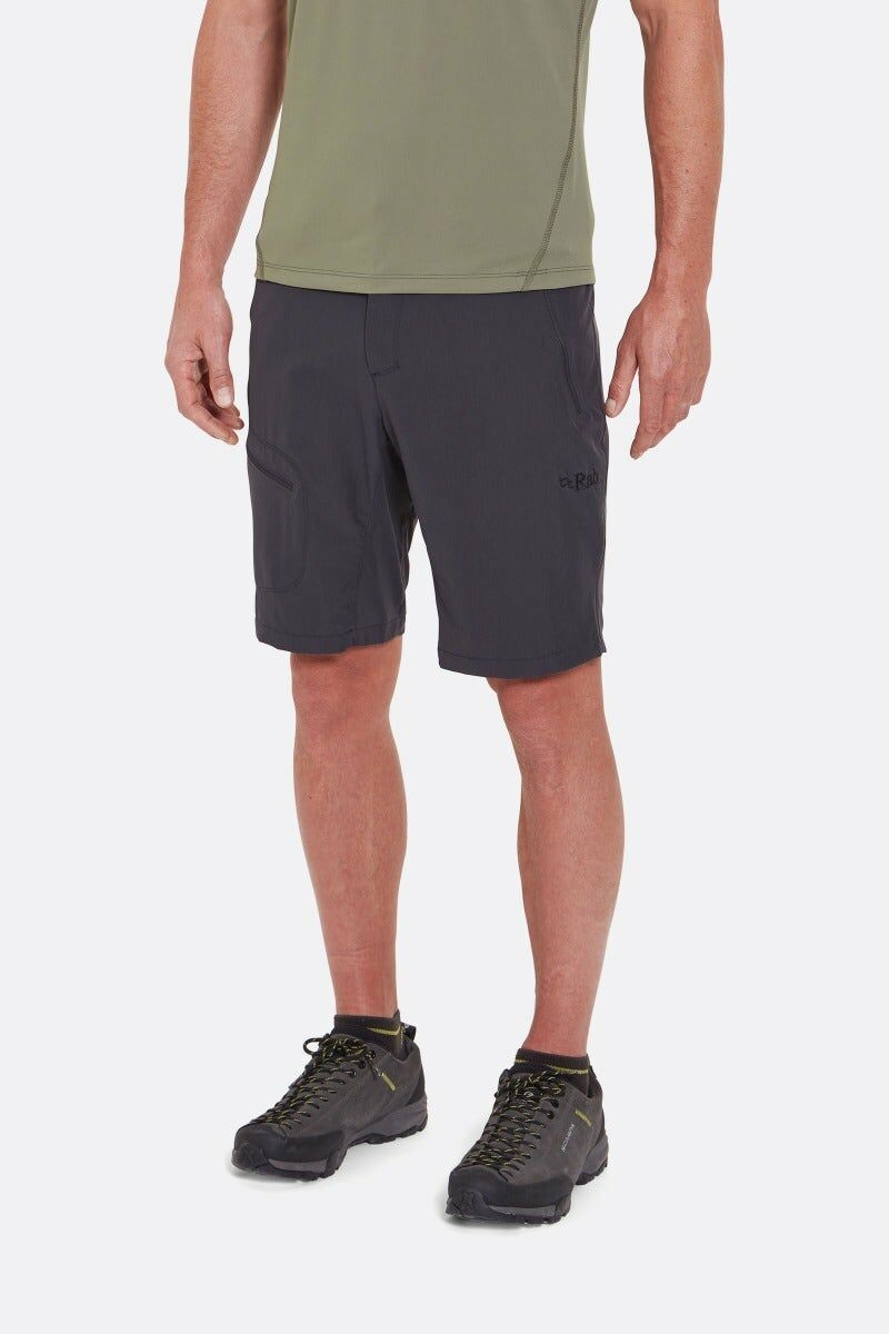 【Rab】Men's Incline Light Shorts 輕量短褲 男款 煤炭黑