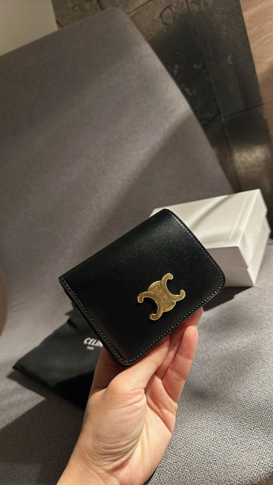 Celine Triomphe Compact Wallet