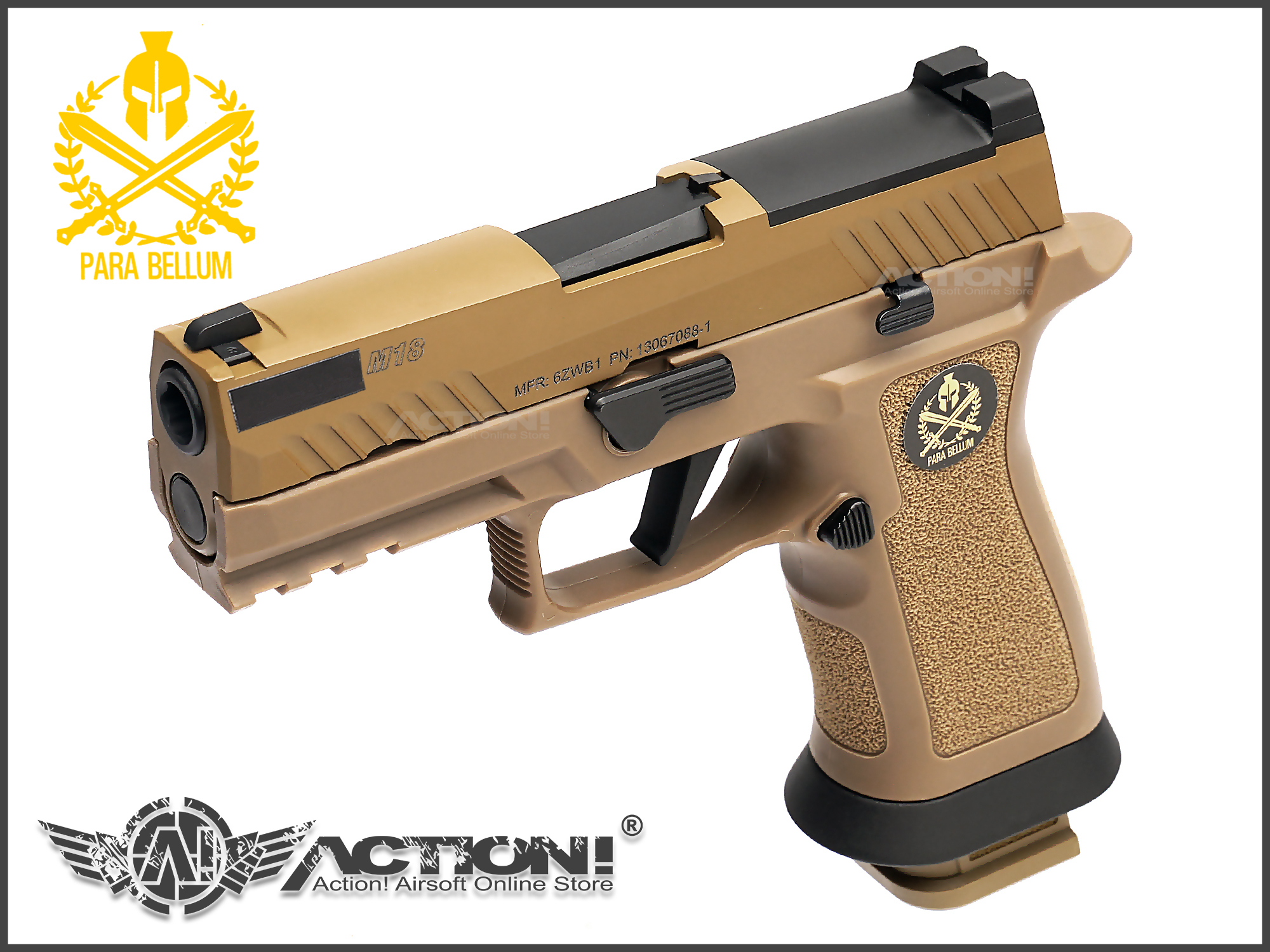 Parabellum - P320 M18X GBB氣動手槍 (FDE 沙色) /PB /X Series