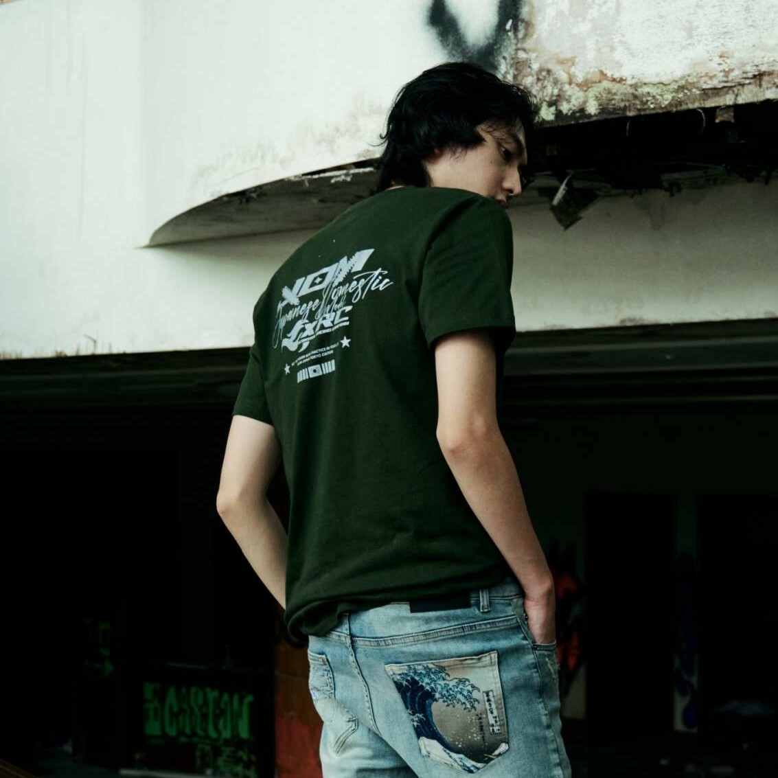 XCTRL JDM短T-軍綠