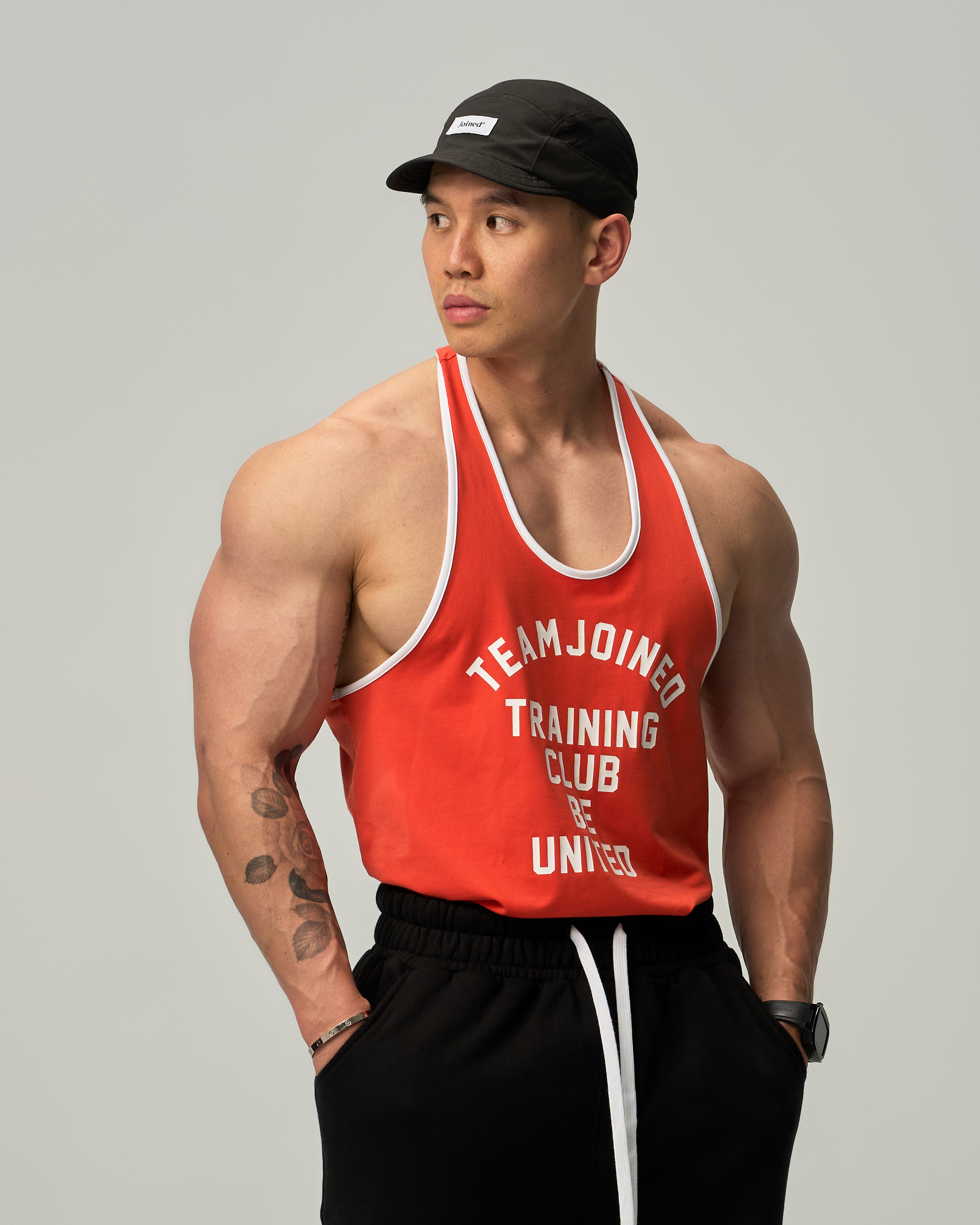 TJTC™ BETTER Splice Muscle Stringer - Gray / Black