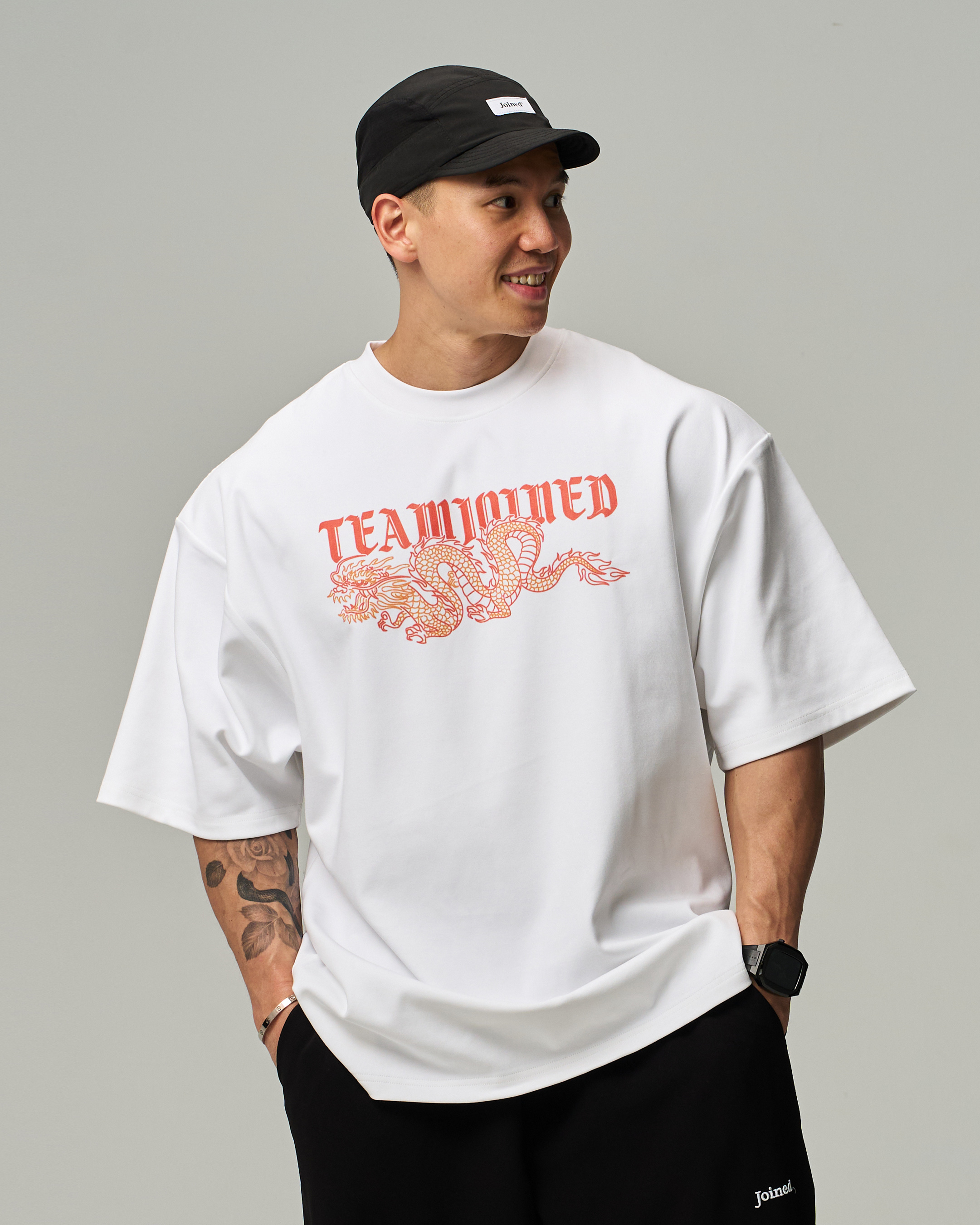 Joined® 龍 重磅 特大Oversized【白/橘】