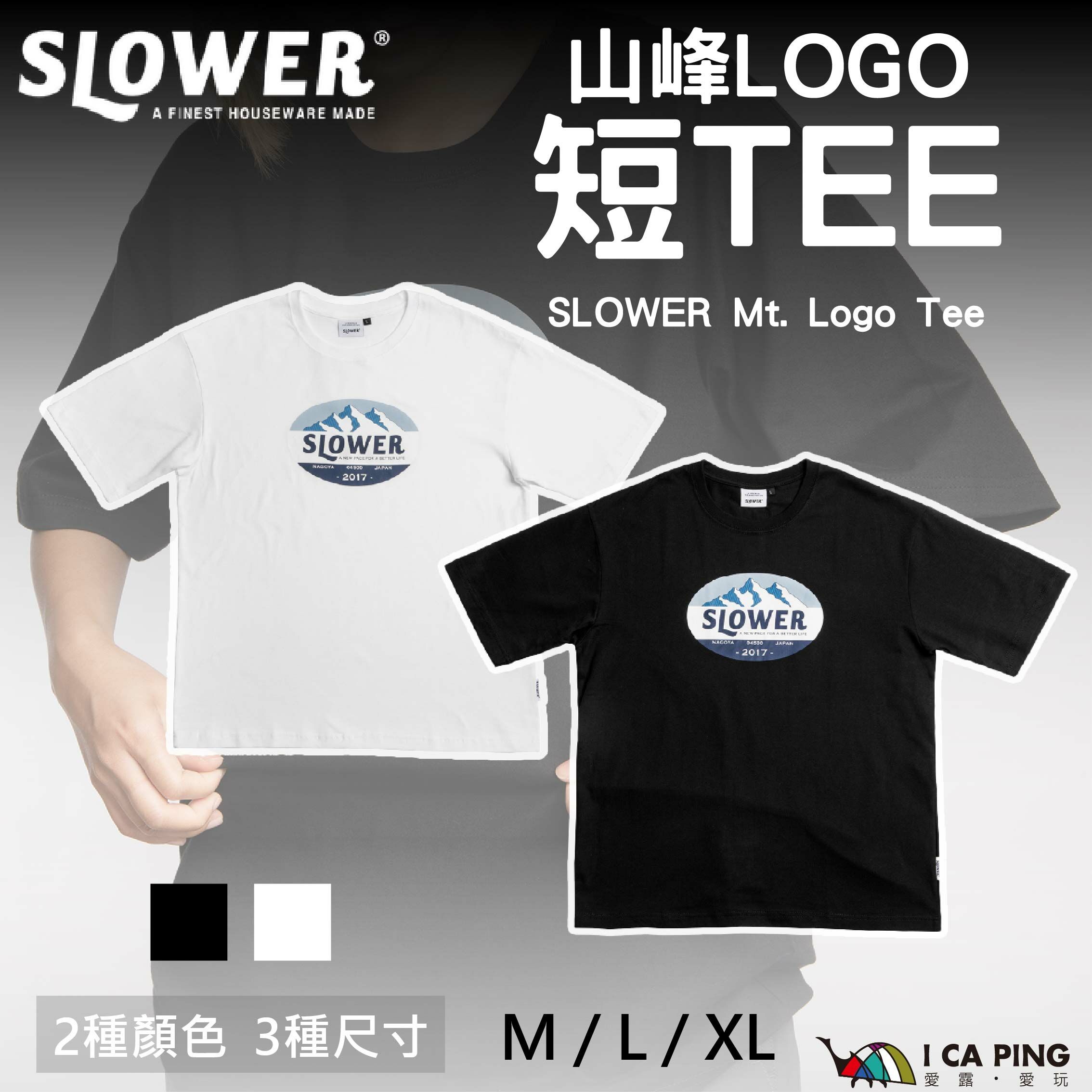 【SLOWER】山峰LOGO短TEE