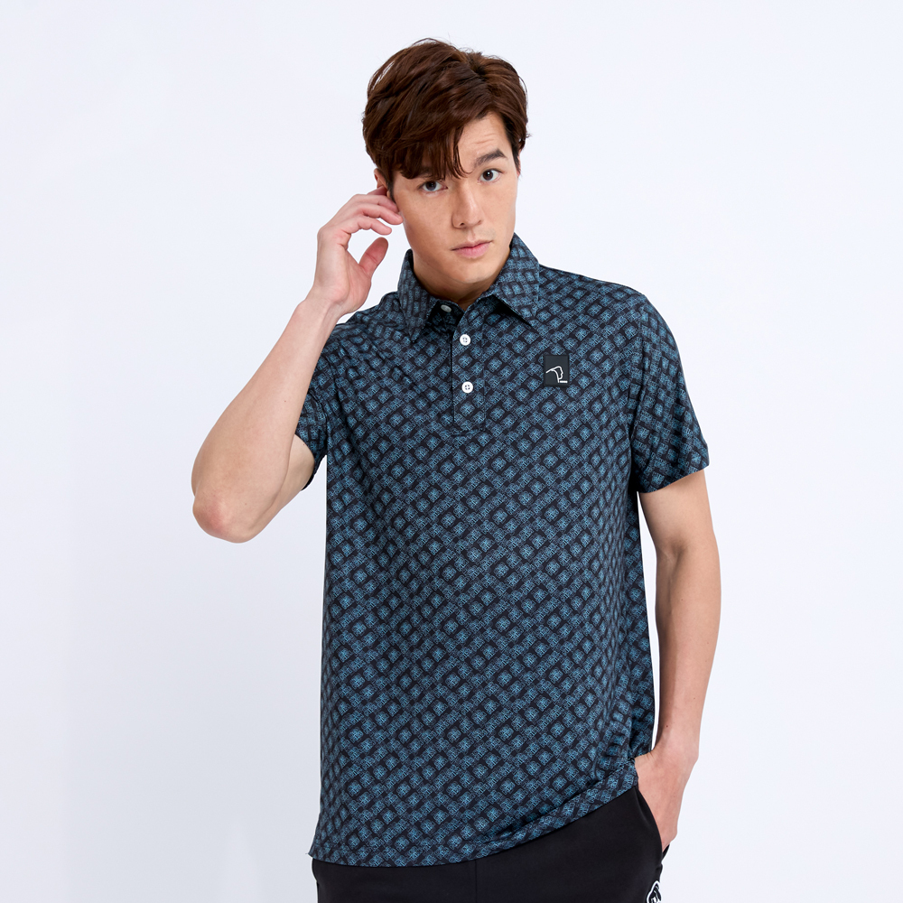 KINGO男款｜極彈系列｜轉印POLO衫 411203