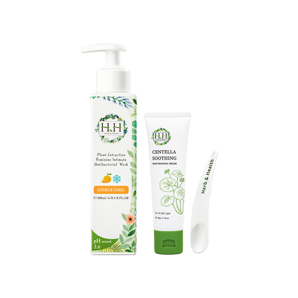 HH Hair Removal Cream + Feminine Wash