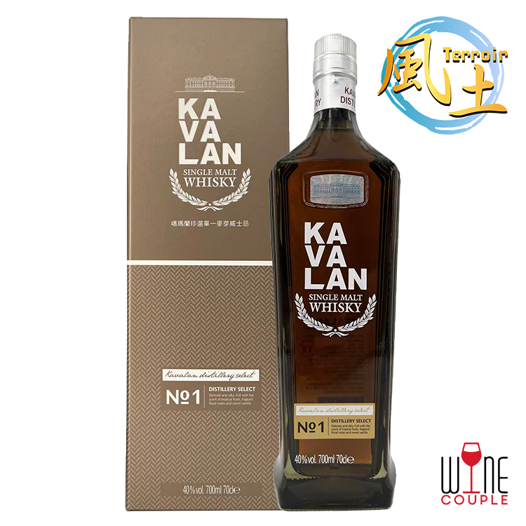 Kavalan No.1 SingleMalt Whisky 噶瑪蘭珍選單一麥芽威士忌｜Wine Couple