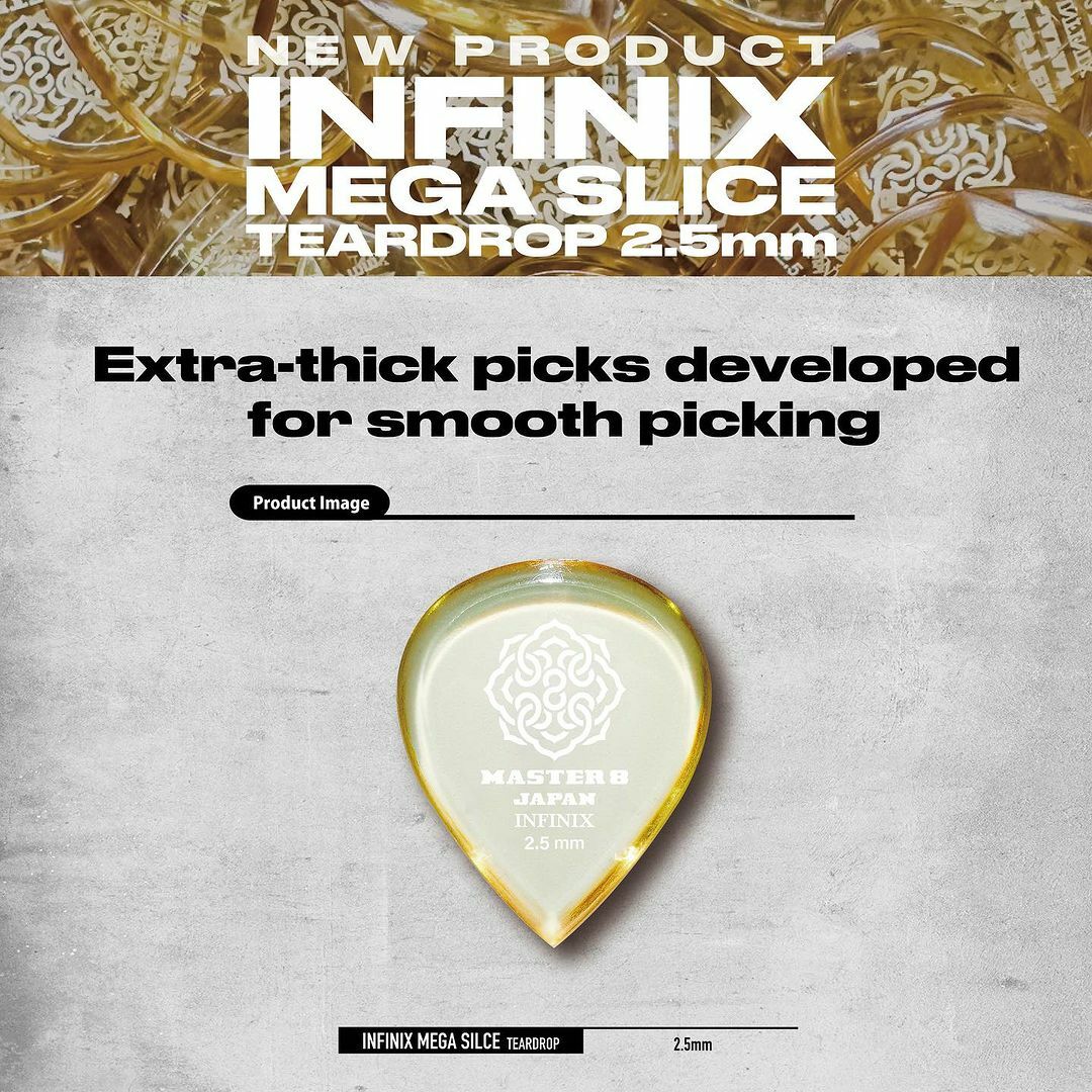 MASTER8 JAPAN - INFINIX Mega Slice 2.5mm(Teardrop Size)