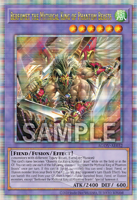AGOV-AE032 (SR/SER/QCSE)Berfomet the Mythical King of P