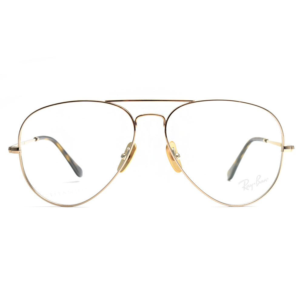 【RayBan】RB8789 1247-58mm 雙槓飛官框光學眼鏡♥ #日本製純鈦系列