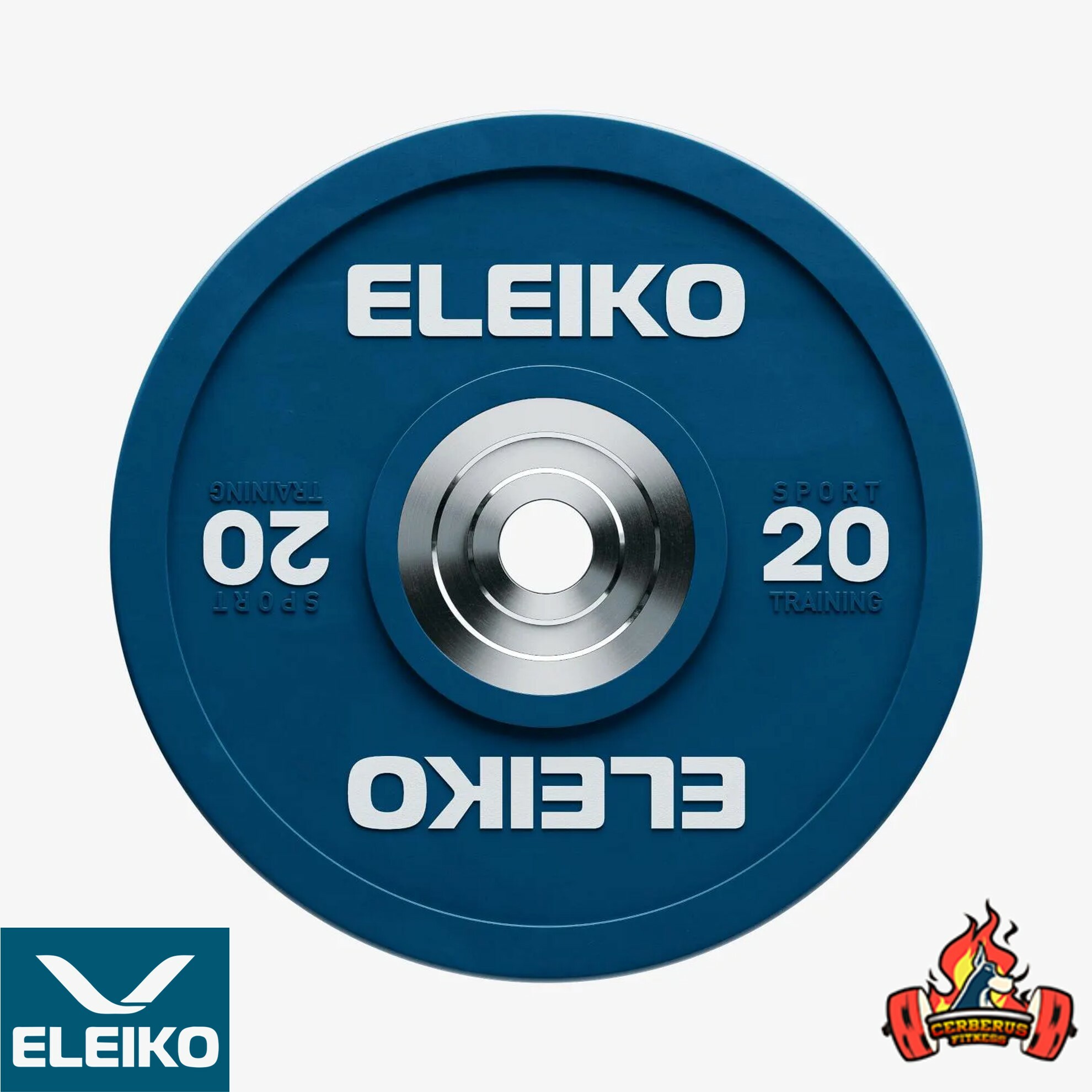 【ELEIKO】彩色訓練包膠槓片－20kg