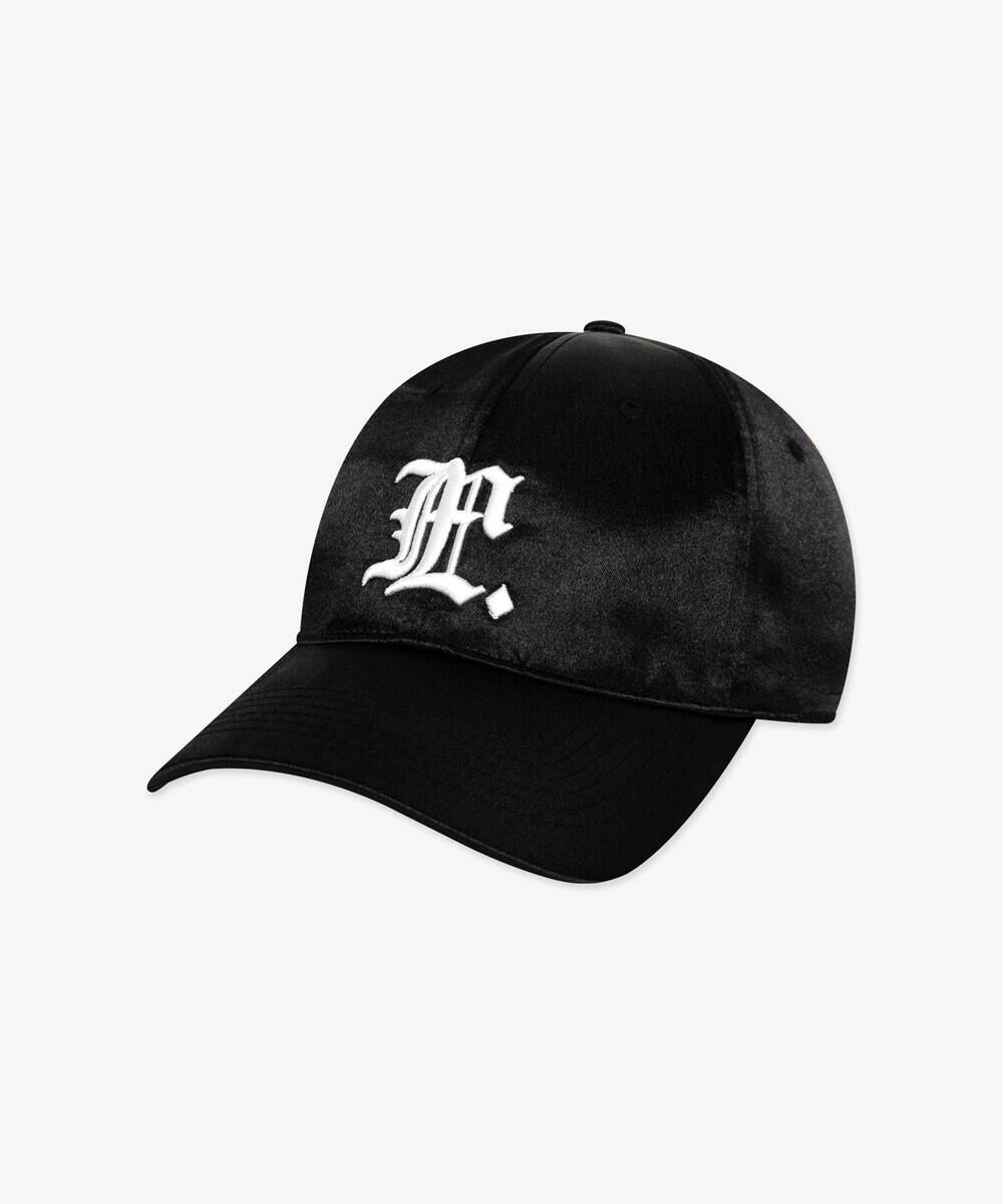LMC. GOTHIC SATIN 6PANEL CAP BLACK