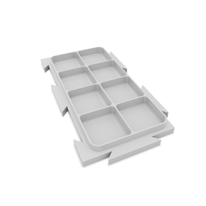 Base with compartments