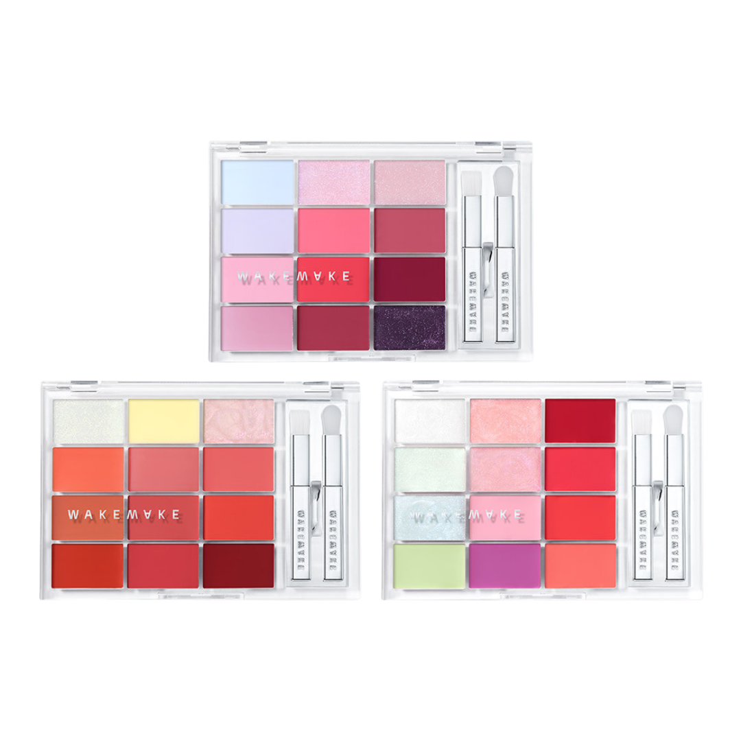 WAKEMAKE 12色唇彩盤