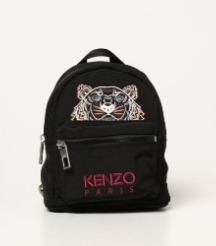 KENZO MINI BACKPACK WITH EMBROIDERY TIGER LOGO AND RED
