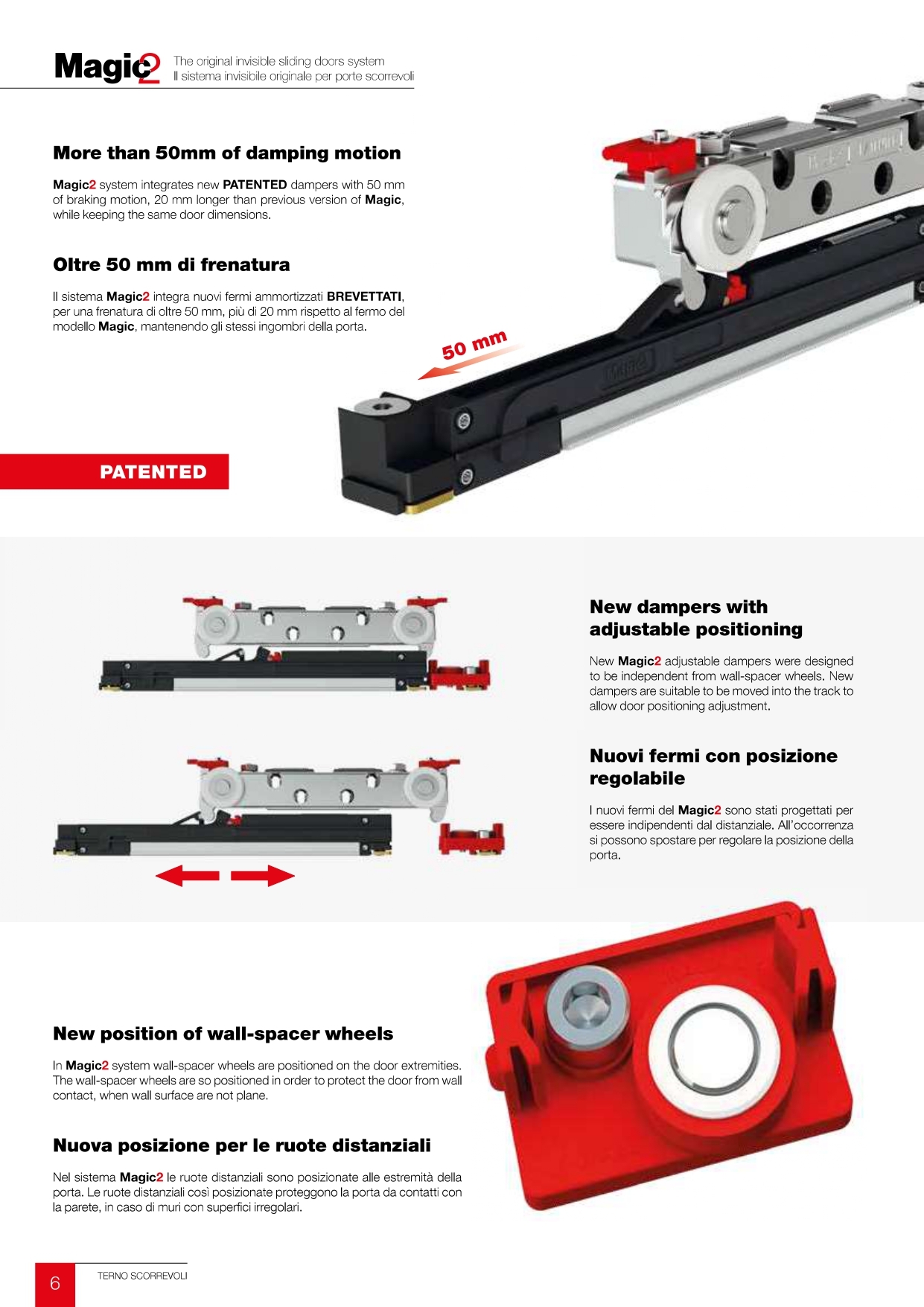 意大利 Terno Magic2 幽靈門，隱形暗藏式油壓趟門五金，極簡魅力無軌木趟門系統 | 香港東泰裝飾五金