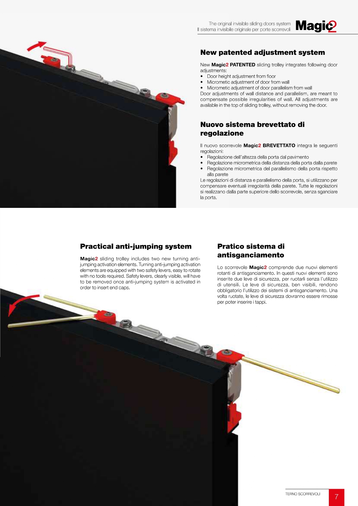 意大利 Terno Magic2 幽靈門，隱形暗藏式油壓趟門五金，極簡魅力無軌木趟門系統 | 香港東泰裝飾五金