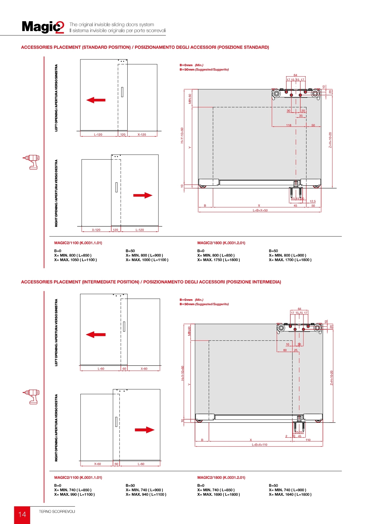意大利 Terno Magic2 幽靈門，隱形暗藏式油壓趟門五金，極簡魅力無軌木趟門系統 | 香港東泰裝飾五金