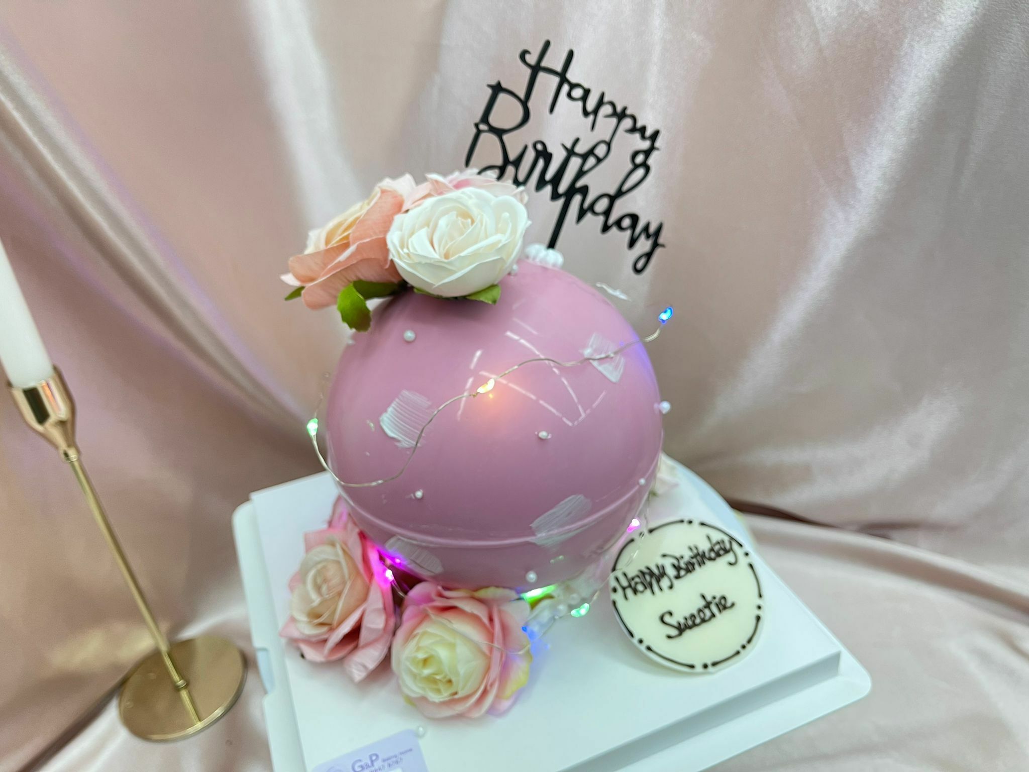Silk Flower bombshell Cake - 扑扑蛋糕