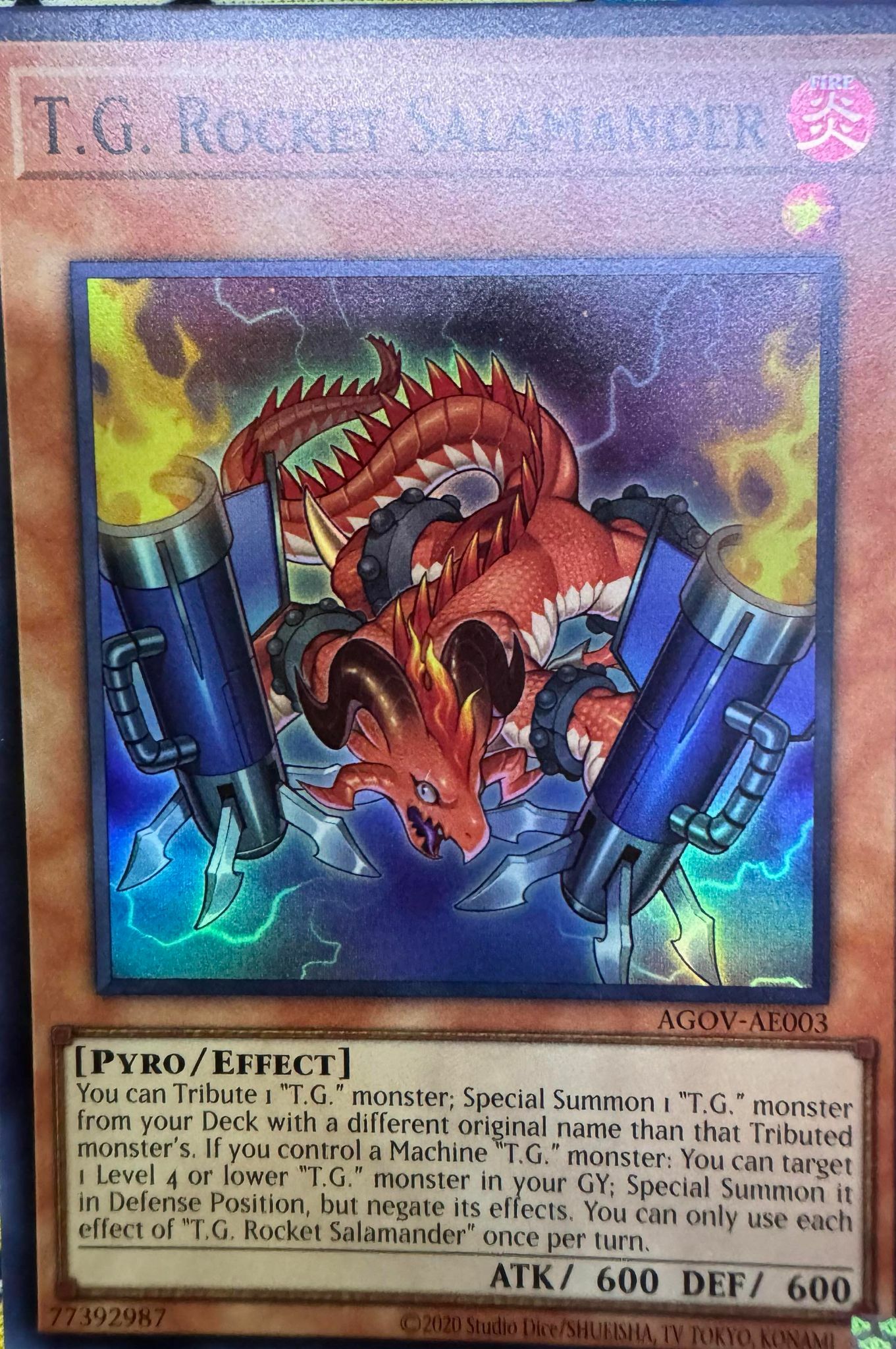 AGOV-AE003 (SR/SER/QCSE)T.G. Rocket Salamander(TG 火箭沙羅曼