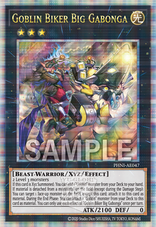 PHNI-AE047 (UR/SER/QCSE)Goblin Biker Big Gabonga(百鬼羅剎 巨