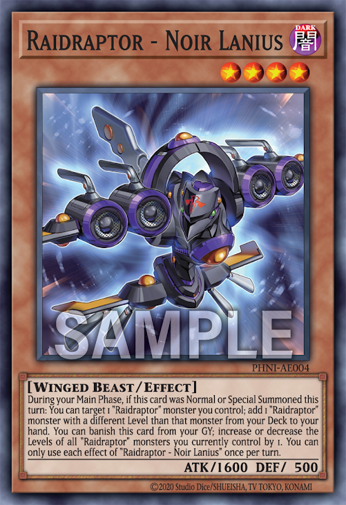 PHNI-AE004 Raidraptor - Noir Lanius(RR 暗黑伯勞)