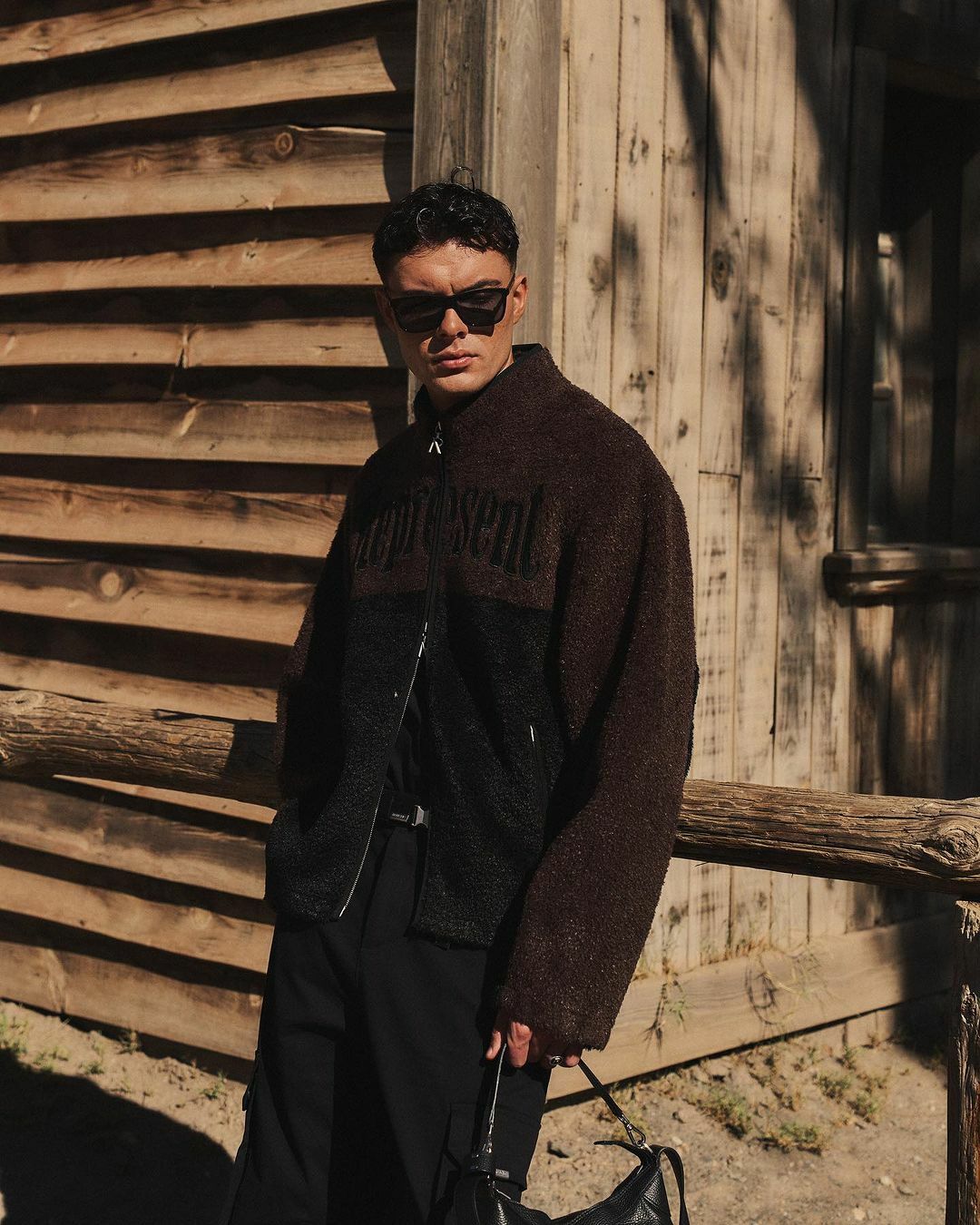 Represent Split Block Fleece