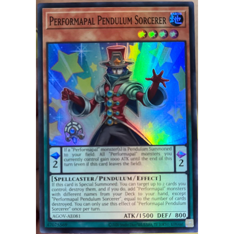 AGOV-AE081 (SR/SER/QCSE)Performapal Pendulum Sorcerer(E
