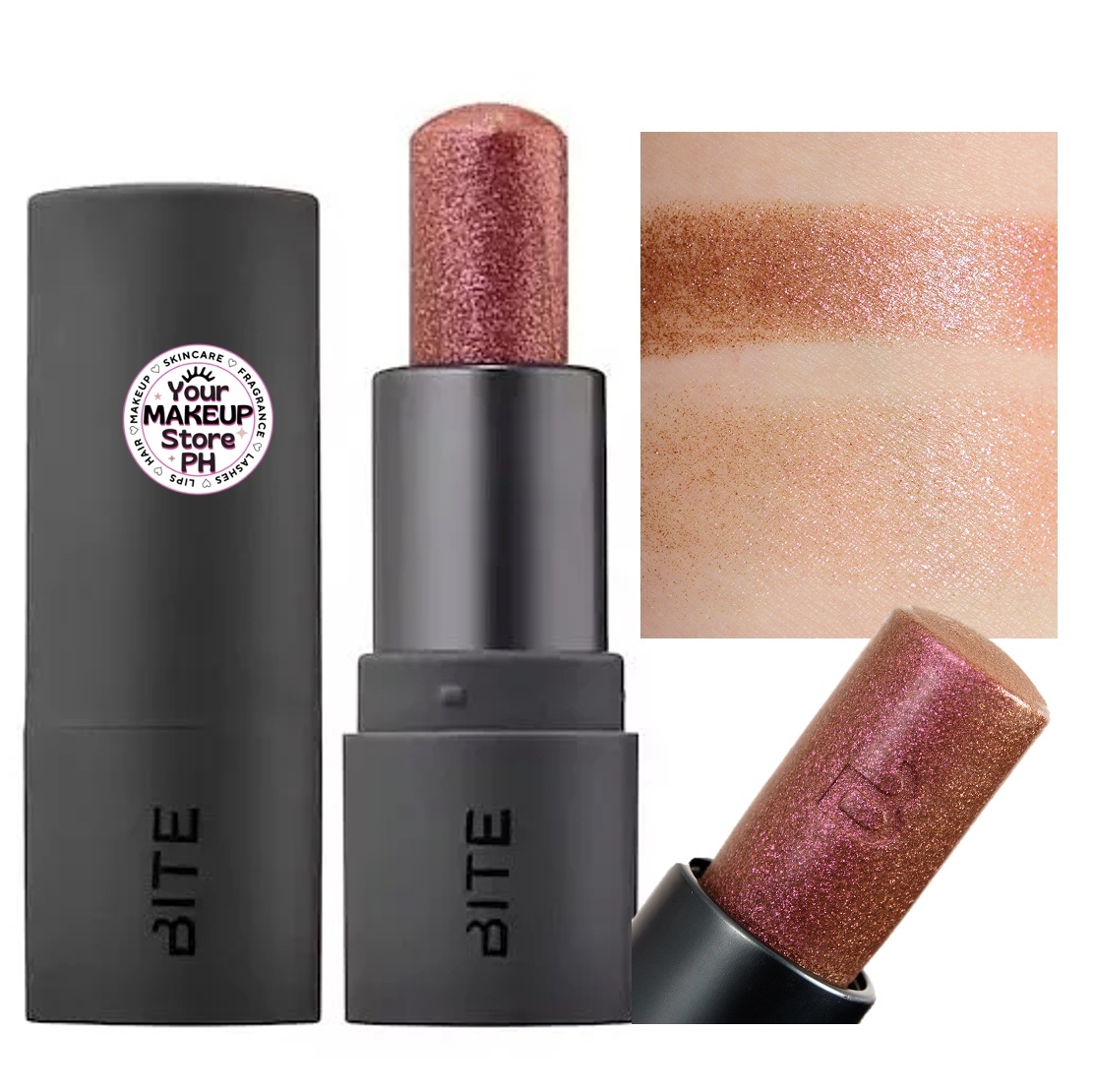 BITE BEAUTY Prismatic Multistick trial size in Rose Pea