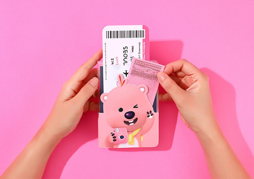 ZANMANG Loopy Yeah Travel Passport Case 小海狸鼠 旅行護照收納套