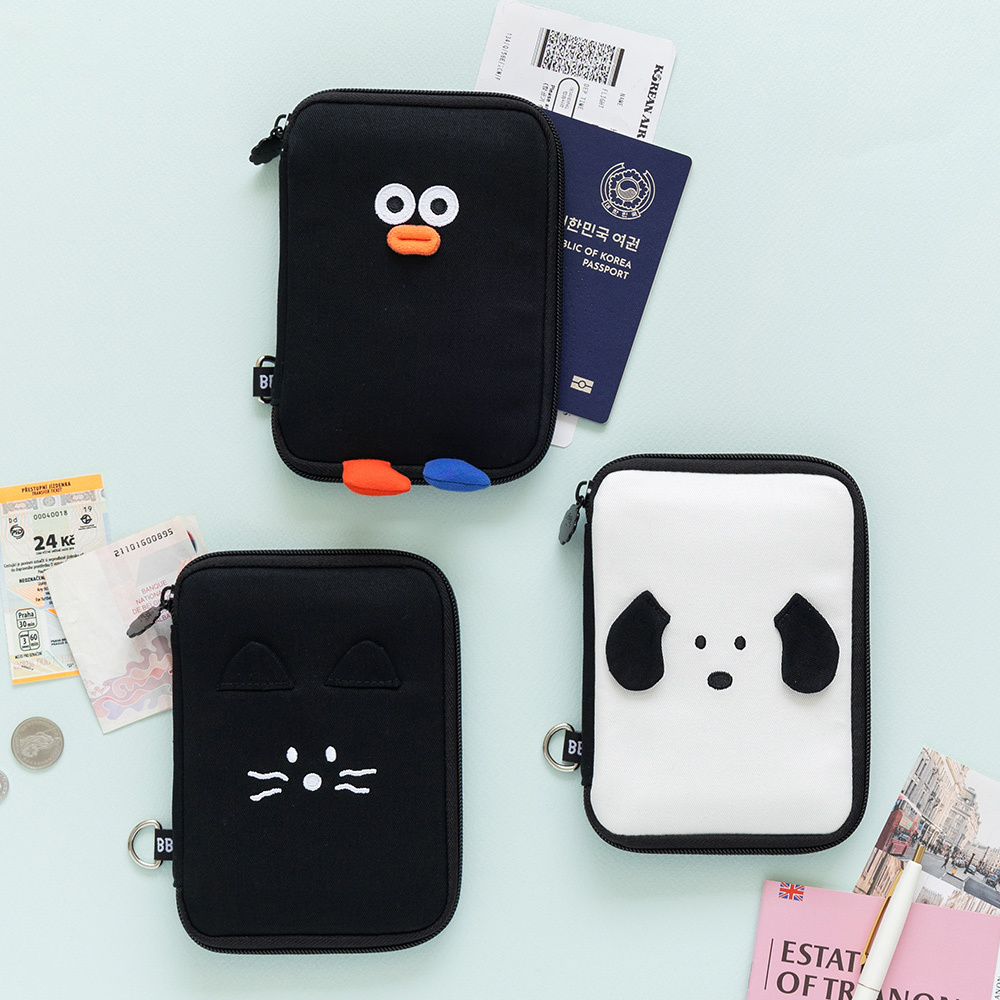 BRUNCH BROTHER Animals Passport Wallet Pouch 旅行證件 保護收納套